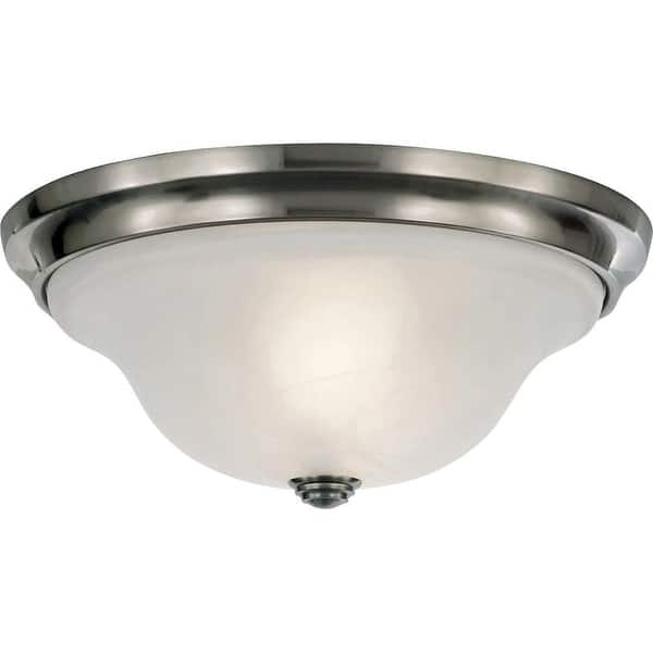 Feiss FM251 Morningside 2 Light Wrought Iron Flush Mount Ceiling ...