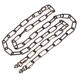 Pendant Light Fixture Chain 6Ft Long with Chain Connectors Hook Rings ...