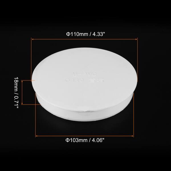1Pcs 103mm OD Pipe Hole Plug Round Tubing Insert Cover Pipe End Cap ...