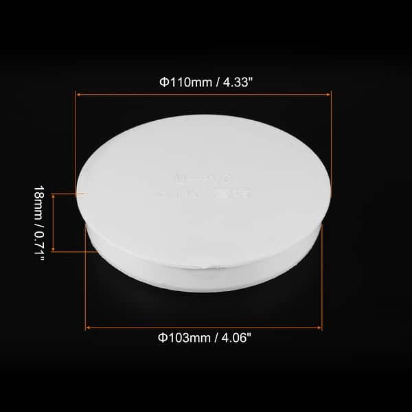 2Pcs 103mm OD Pipe Hole Plug Round Tubing Insert Cover Pipe End Cap ...