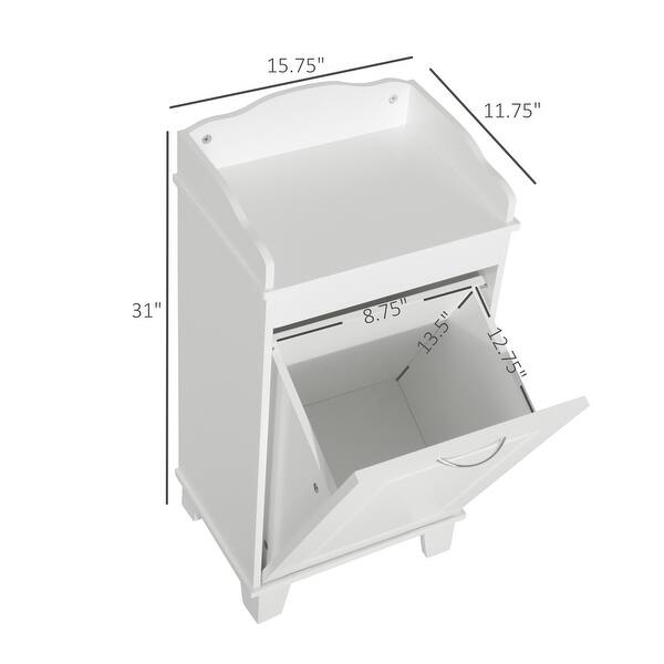 Freestanding Tilt Out Laundry Hamper Home Organizer Hamper - Bed Bath ...