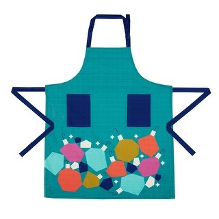 Mistletoe & Co. Polygon Ornaments Holiday Apron By Elizabeth Olwen ...