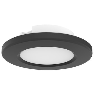 4 inch LED Surface Mount Fixture CCT Selectable 3K/4K/5K Black - Bed ...