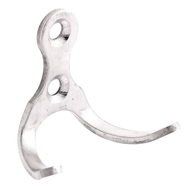 Utility Wall Mount Double Prong Bags Coat Hooks Hanger w Screws - Bed ...