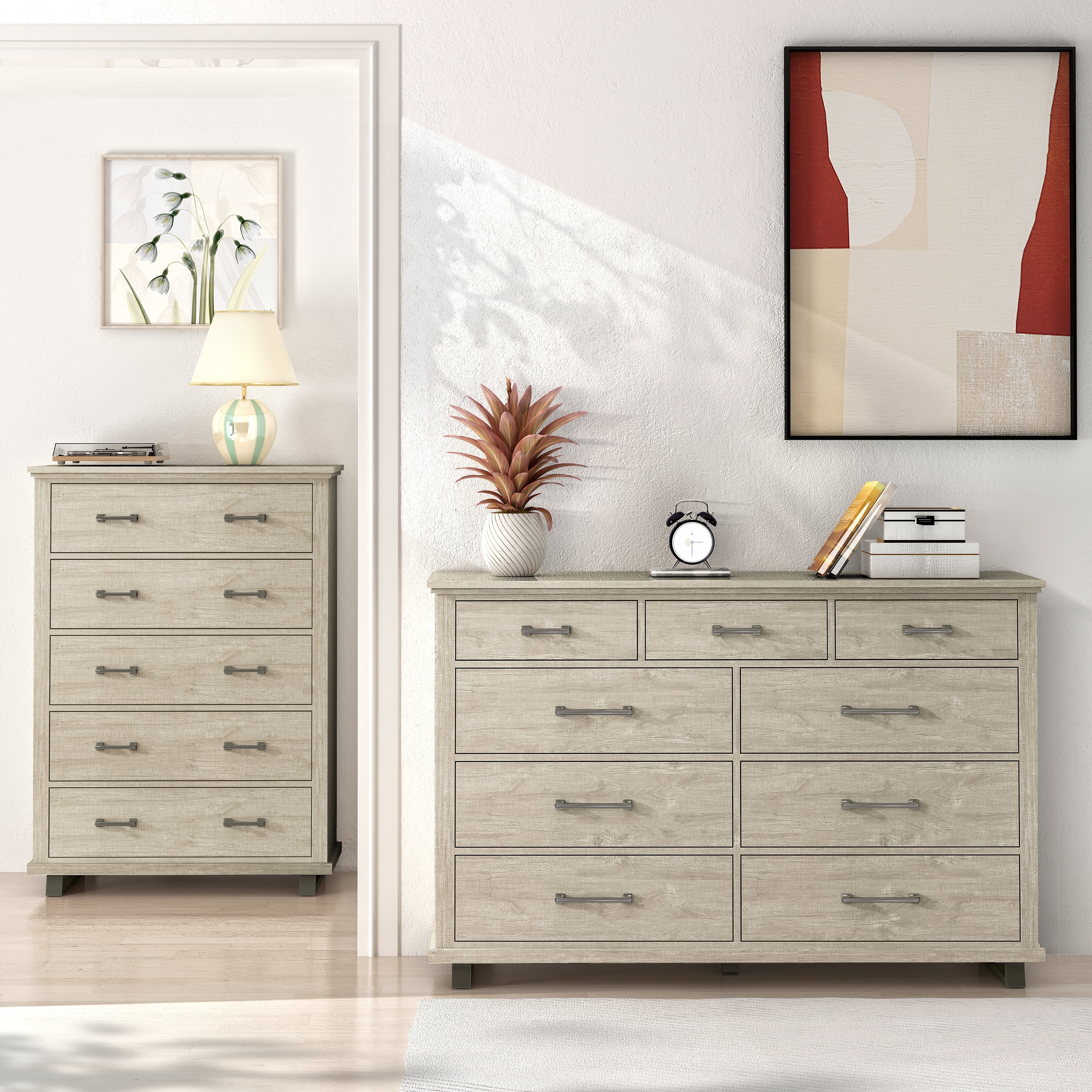 Two piece dresser set store
