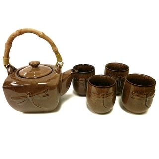 Brown Dragonfly Tea Set - Bed Bath & Beyond - 40446488