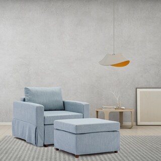 Module Sofa Sectional Couch Single Seat Accent Sofa Chair with Ottoman ...