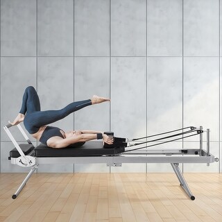 ZENOVA Pilates Reformer，Foldable Pilates Reformer Machine for Home and ...