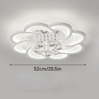 22-inch Gold Sunburst LED Flush Mount Ceiling Light - On Sale - Bed ...