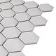 3D Hexagon 2" x 2" Glossy Porcelain Mosaic Tile - Bed Bath & Beyond ...