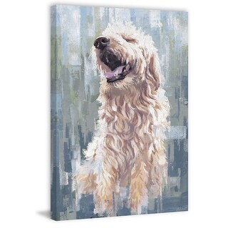 'Awesome Labradoodle' Painting Print on Wrapped Canvas - Bed Bath ...