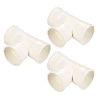 2.93" Pipe Fitting, 3Pcs Splitter Duct Reducing 4 ways Hose Connector ...