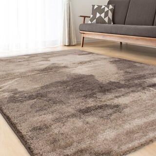 Swift Collection - Cream/Beige Foggy Clouds Rug - Bed Bath & Beyond ...