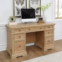 Vivian Solid Wood Computer Desk with Storage - Bed Bath & Beyond - 35935016