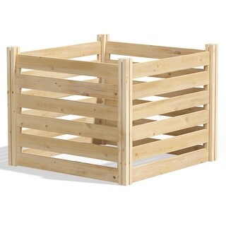 Wood compost box - Bed Bath & Beyond - 37544882
