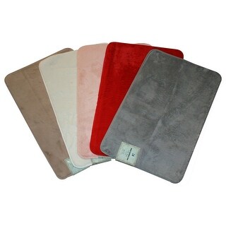 Faux Rabbit Bath Rug Non-Slip Mat Bathoom Carpets Home Decor 17"x24 ...