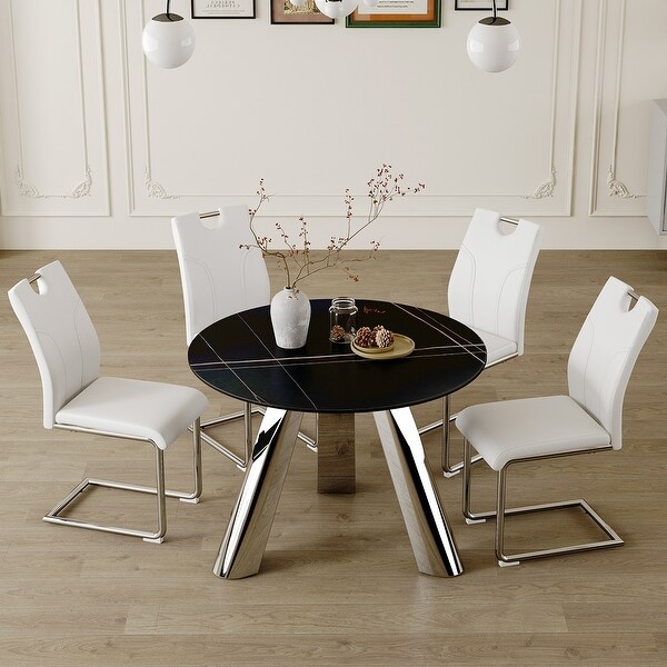 42 inch round table and chairs store