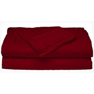2 PACK Deluxe Hotel 400 Thread Count 100% Cotton Sateen Full Burgandy ...