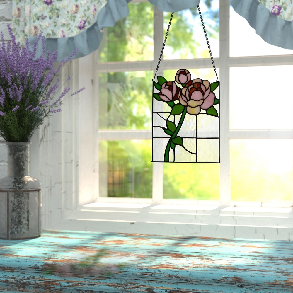 Farmhouse Stained Glass Panels - Bed Bath & Beyond