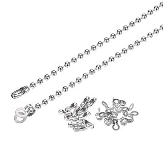 Pull Chain Extension 15.8' Long 0.13" Diameter Beaded Link, 2 Types ...
