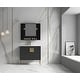 Alma Bulanka 36 inch Bathroom Vanity with Golden Brass Hardware - Bed ...