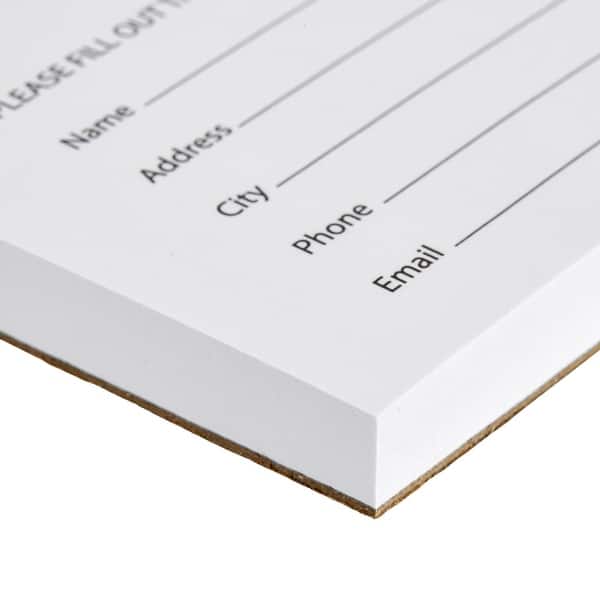 blank ticket sheet