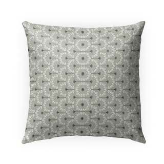 FAN GREY Indoor|Outdoor Pillow By Kavka Designs - Bed Bath & Beyond ...