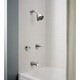 Moen 82602 Adler Double Handle Traditional Tub and Shower Trim Package ...