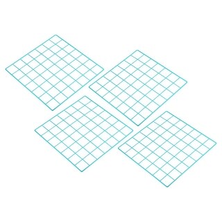 14x14" Wire Grid Panel, 4 Pack Metal Mesh Wall Decor Decorative Panels ...