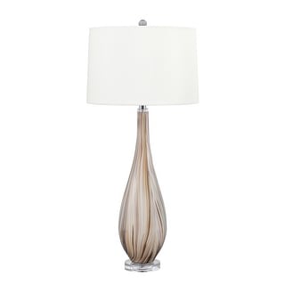 Otranto 35 inch Earthtone Stripes Table Lamp - Bed Bath & Beyond - 38236967