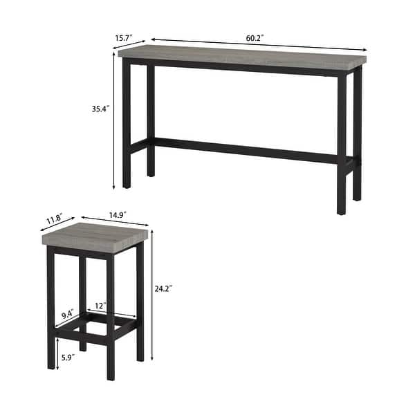 tall table dimensions