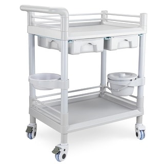 Rolling Cart Storage Trolley Organizer Vehicle Mobile Utility Cart for ...