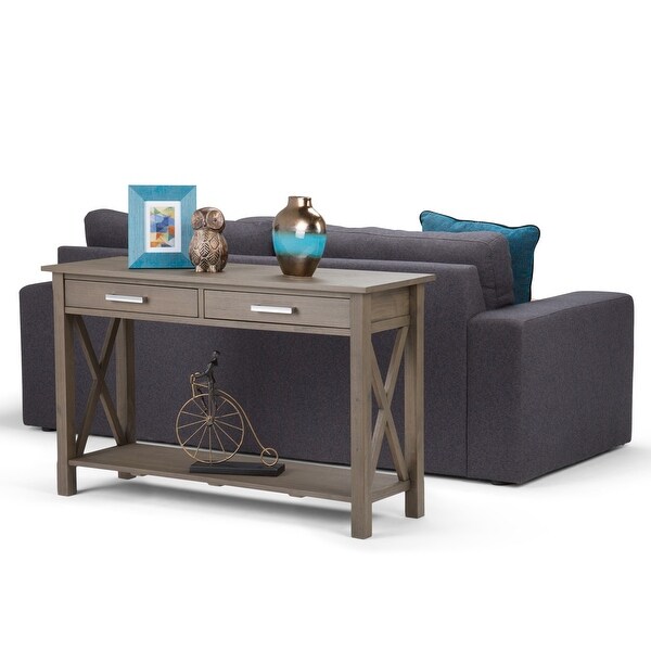 Farmhouse Hughes Rectangular 31-inch Wood Accent Table - On Sale - Bed ...