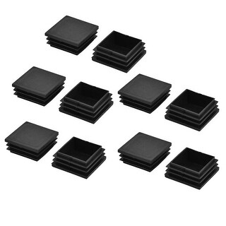 10Pcs Antislip Plastic Square 43x43mm Furniture Leg Cover Protector ...