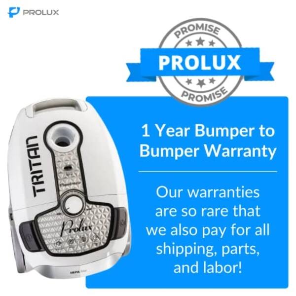 Prolux Tritan Canister Vacuum HEPA Sealed Hard Floor Vacuum with ...