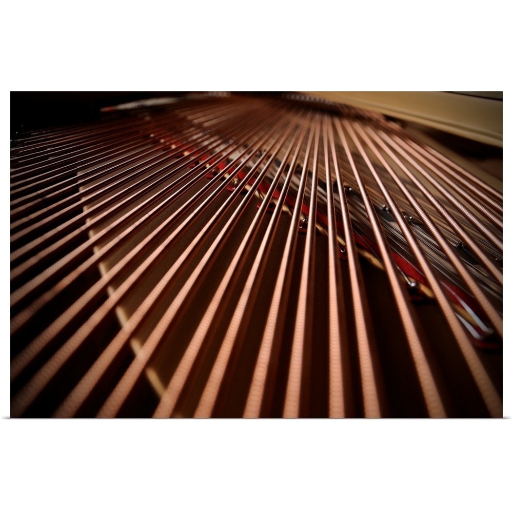 piano inside strings