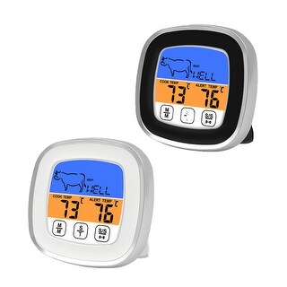 Food Cooking Bbq Thermometer Touch Screen Temperature Meter With Timer Probe - Bed Bath & Beyond ...