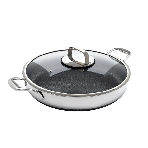 DiamondClad by Livwell 14" Hybrid Nonstick Everything Pan Set with ...
