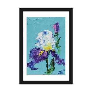 iCanvas "Purple Iris" by Nataly Mak - Bed Bath & Beyond - 37618246