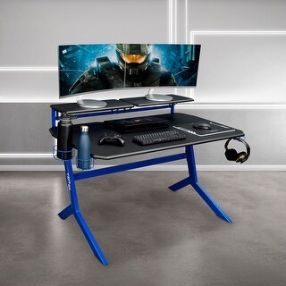 Dual Monitor Accommodating Desk with Elevated and Removable Stable Dual ...