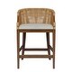 Martha Stewart Playa Handcrafted Rattan & Wood Counter Stool 25" H ...