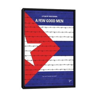 iCanvas "A Few Good Men Minimal Movie Poster" by Chungkong Framed ...