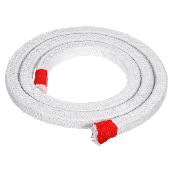 6.57ft x 0.98 inch Ceramic Fiber Rope Square Braided Rope Gasket Seal ...