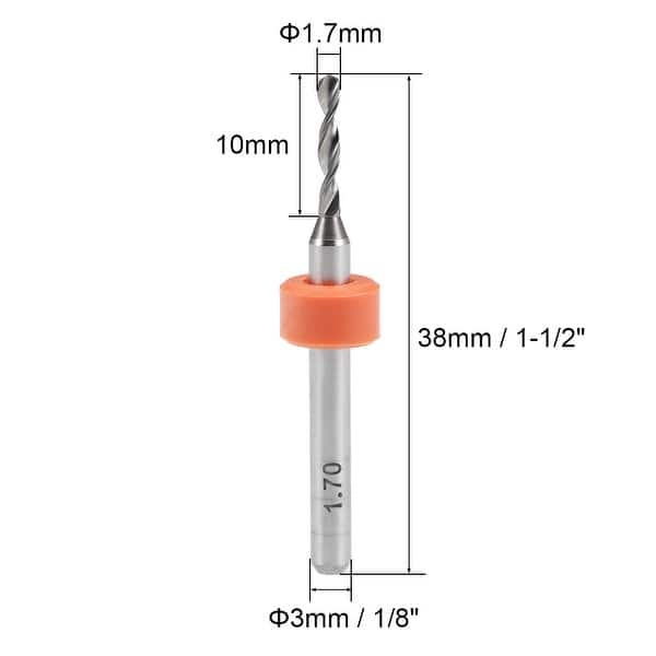 1.7mm Tungsten Carbide CNC Engraving Print Circuit Board PCB Drill Bits ...