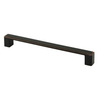 Contemporary 8.375-inch Nepoli Oil Rubbed Bronze Finish Square Cabinet ...