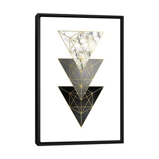 iCanvas "3 Triangles" by Urban Epiphany Framed Canvas Print - Bed Bath ...