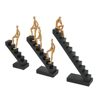 Set of 3 Climbing Stairs Statue - Bed Bath & Beyond - 39164922