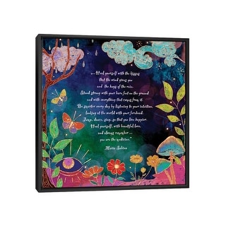 iCanvas "Poem Of Maria Sabina Part II" by Olivia Burki Framed Canvas ...
