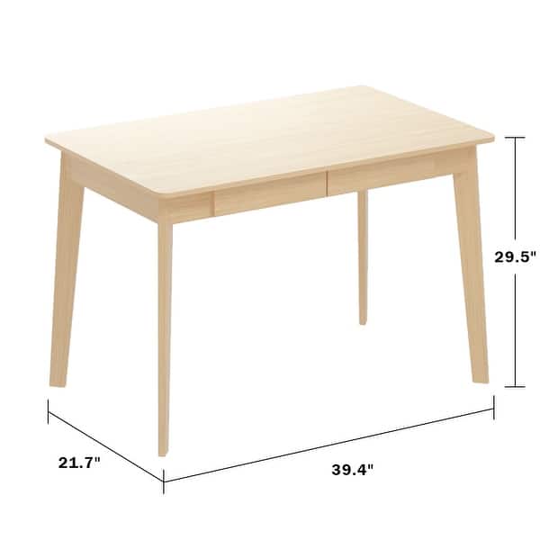 Modern Computer Desk Wood Work Tables With 2 Drawers - Bed Bath ...