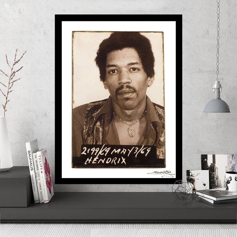 Venice Beach Collections Famous Mugshots Multi-color MDF Frame with ...
